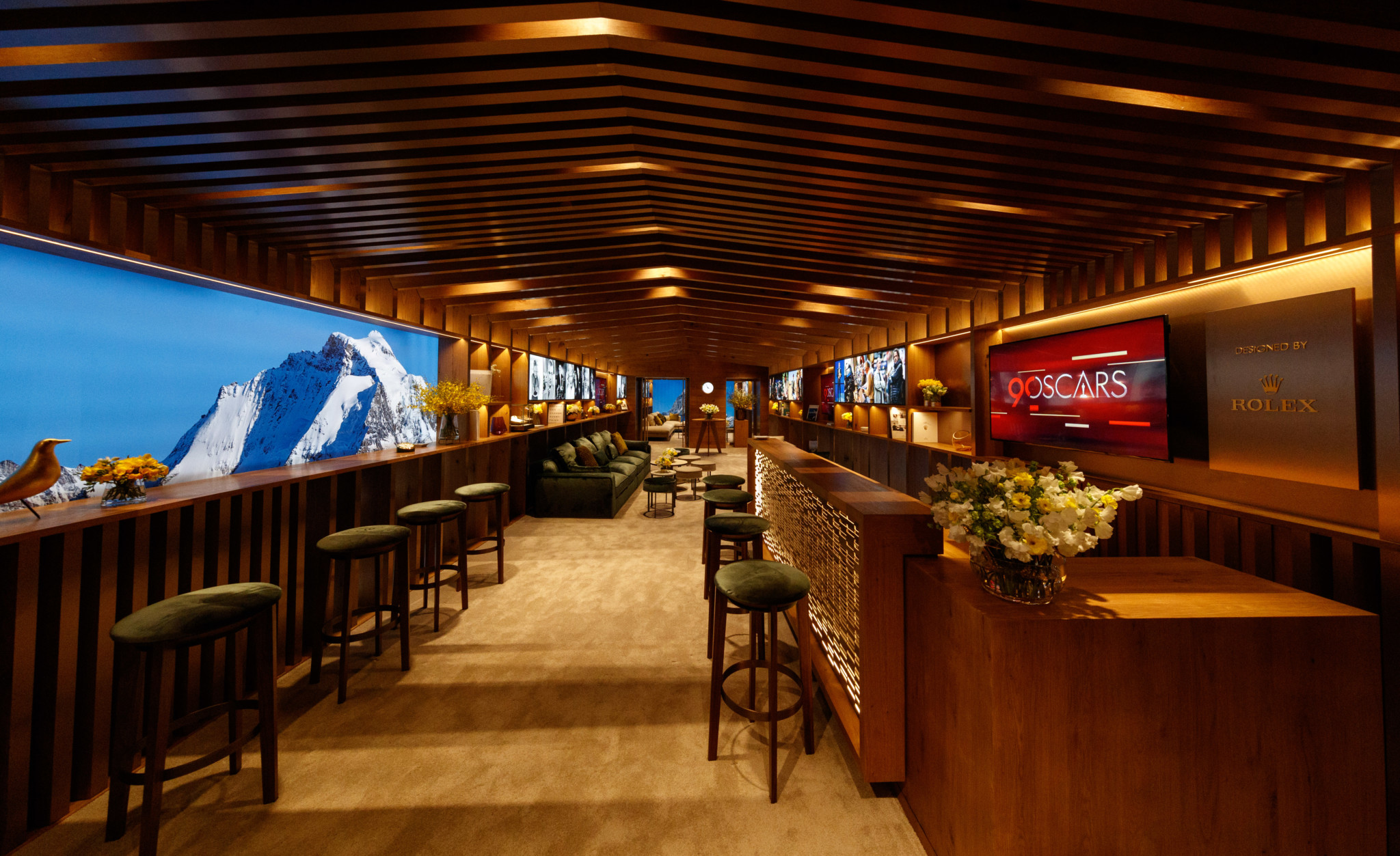 Rolex returns to the Oscars to create a luxurious chalet reception for ...