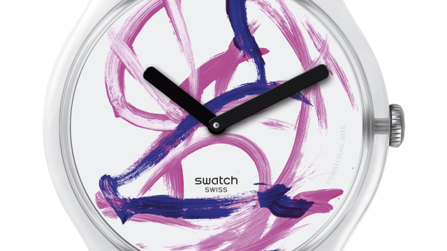 Swatch creates a swish watch from a sow’s art - WATCHPRO USA