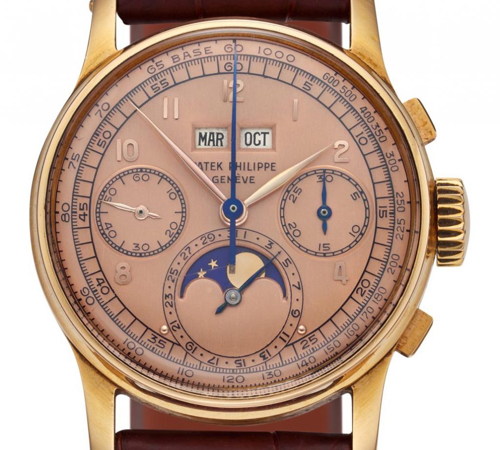 Pink gold Patek Philippe 1518 sells for $10 million - WATCHPRO USA
