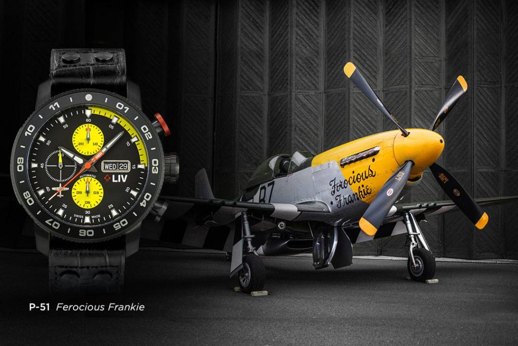LIV pays homage to WWII fighter plane with P-51 chronograph collection ...