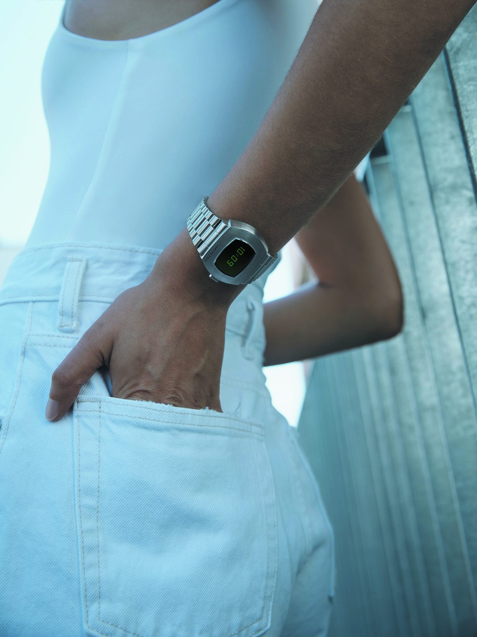 Hamilton brings back Matrix-style green dial to its digital PSR ...