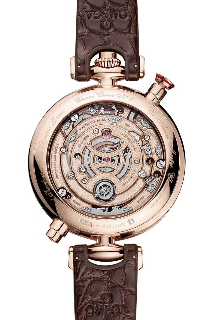 Omega teams up with Blancpain to create golden chiming movement ...