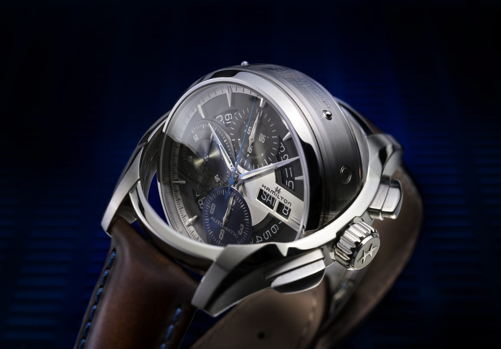 Hamilton shows its split personality with flippable Face-2-Face chronograph
